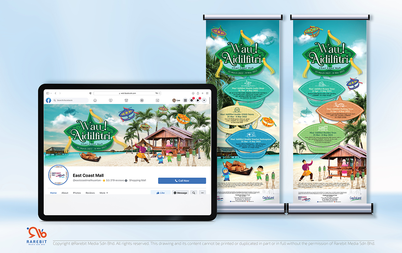 Wau! Aidilfitri Creative Campaign - Rarebit Media
