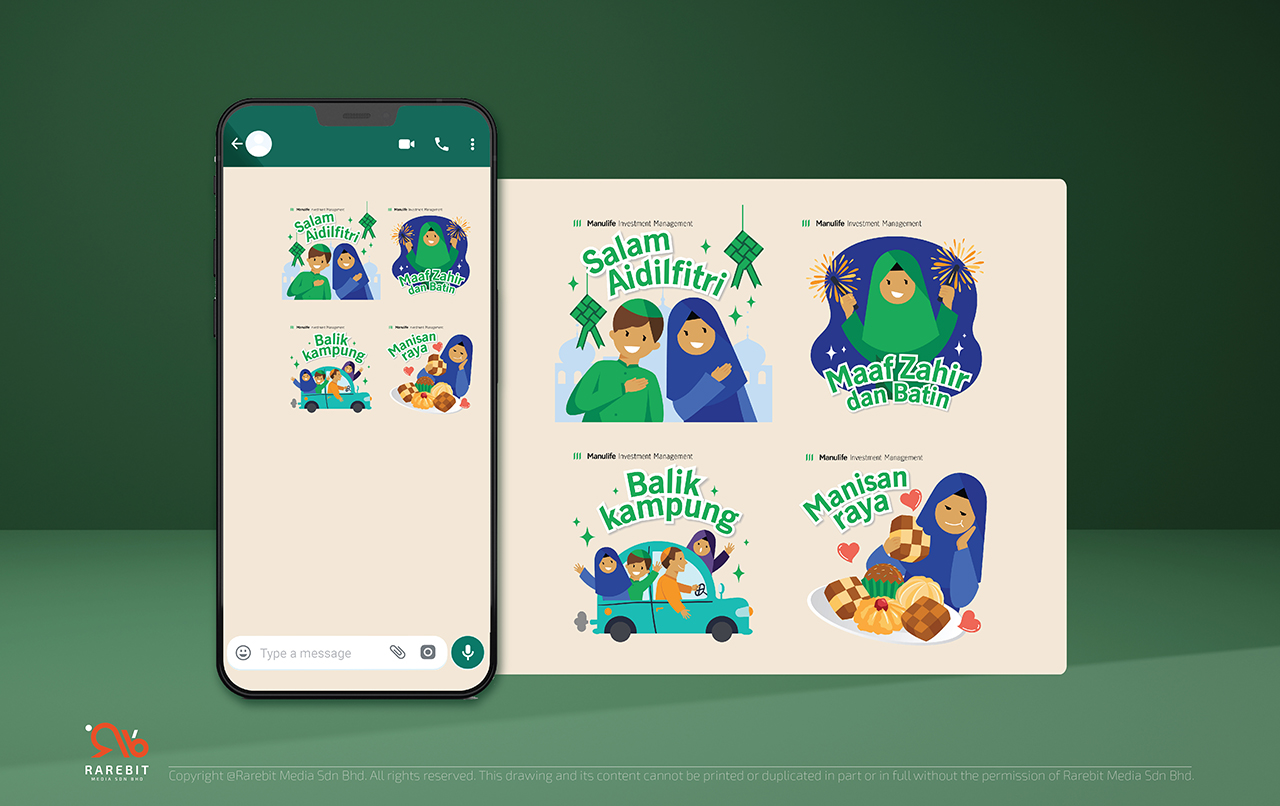 Salam Aidilfitri Creative Campaign - Rarebit Media